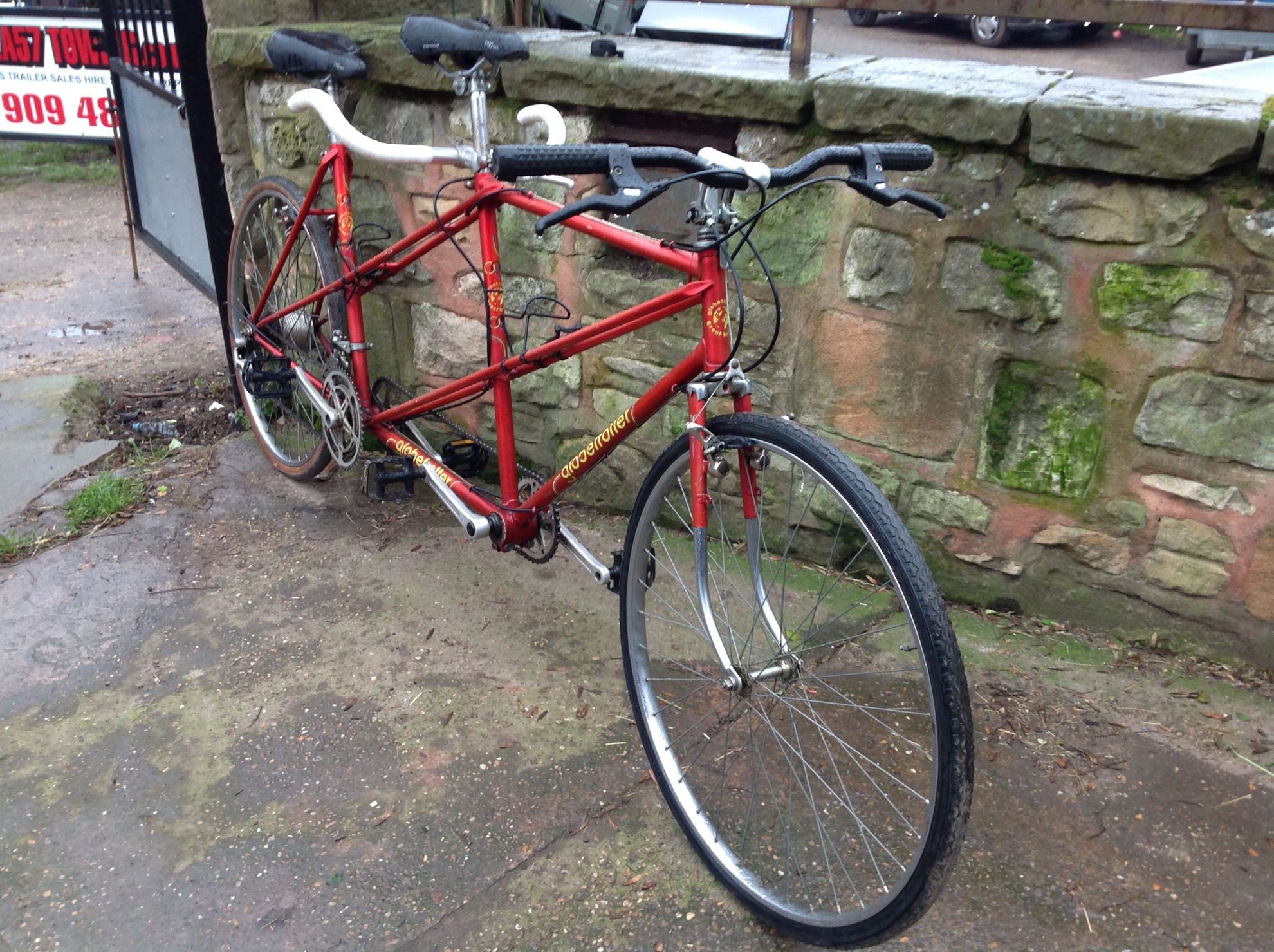 A 57 TOWING. Tandem Pushbike - SOLD